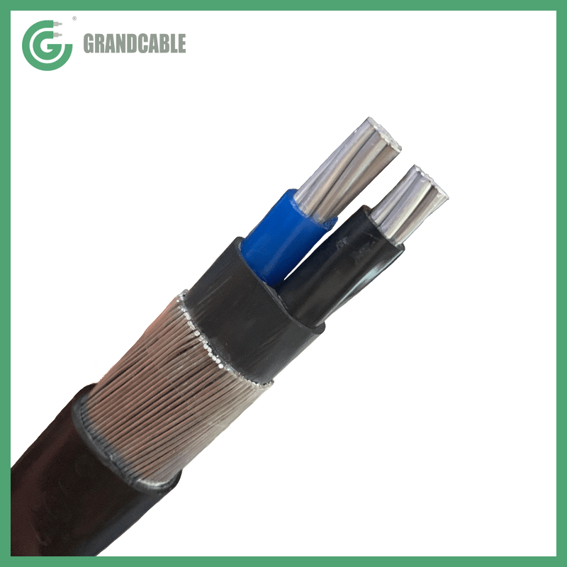 CABLE, ALUMINIUM, CONCENTRIC NEUTRAL, 2X6+#6 AWG, XLPE INSULATED - Buy ...