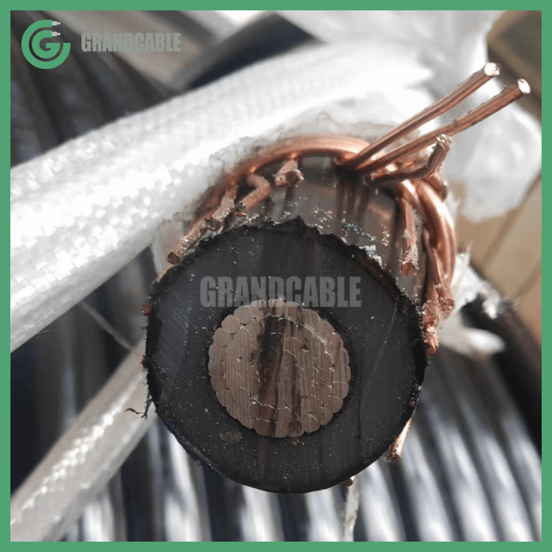 1250 Kcmil AL TRXLPE, MV-90, INS 100% 35kV 1/3 Neutral (XLPE Jacket ...